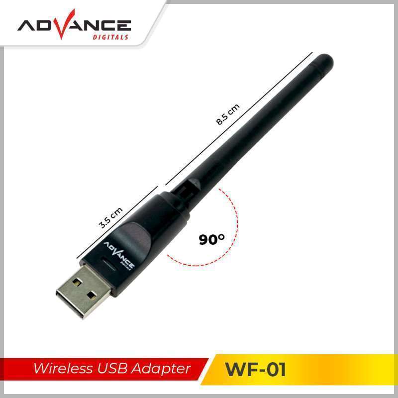 Jual Advance Usb Dongle Wifi Wireless Adapter Receiver Wf-01 Di Seller ...