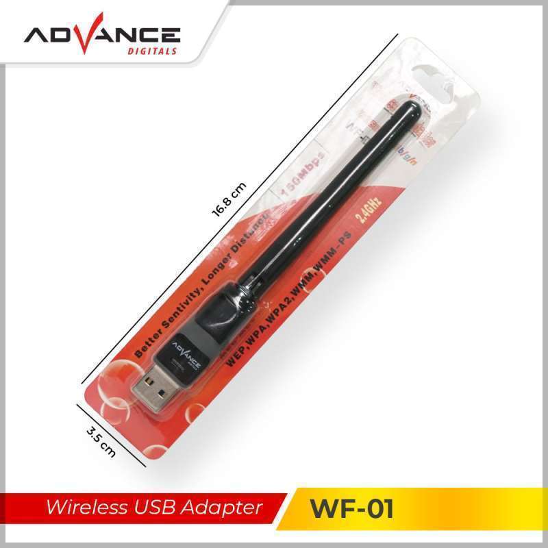 Jual Advance Usb Dongle Wifi Wireless Adapter Receiver Wf-01 Di Seller Toko Grosir ...