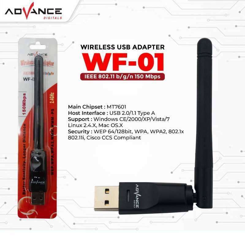 Jual Advance Usb Dongle Wifi Wireless Adapter Receiver Wf-01 Di Seller Toko Grosir ...
