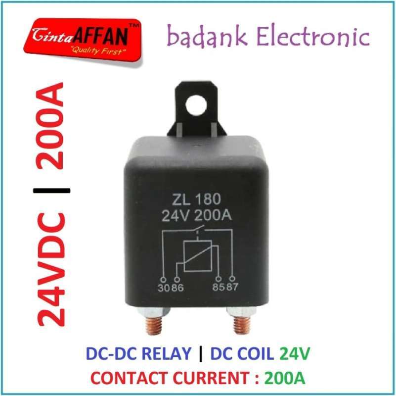 Promo COIL 24V DC-DC Relay 200A Automotive Heavy Duty High Current ...