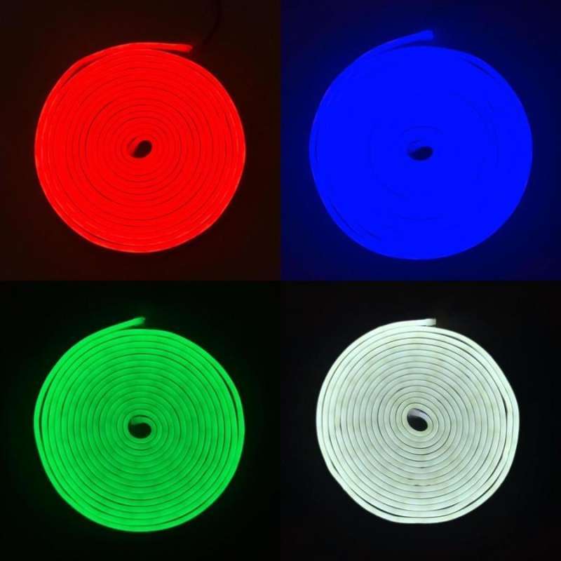 Jual Lampu Neon Flex LED DC 12volt 5 meter / Selang Flexible LED Susu ...
