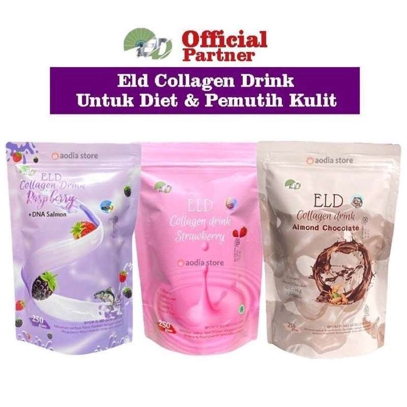 Jual Eld Collagen Drink Minuman Pemutih 250gr - Strawberry Di Seller ...
