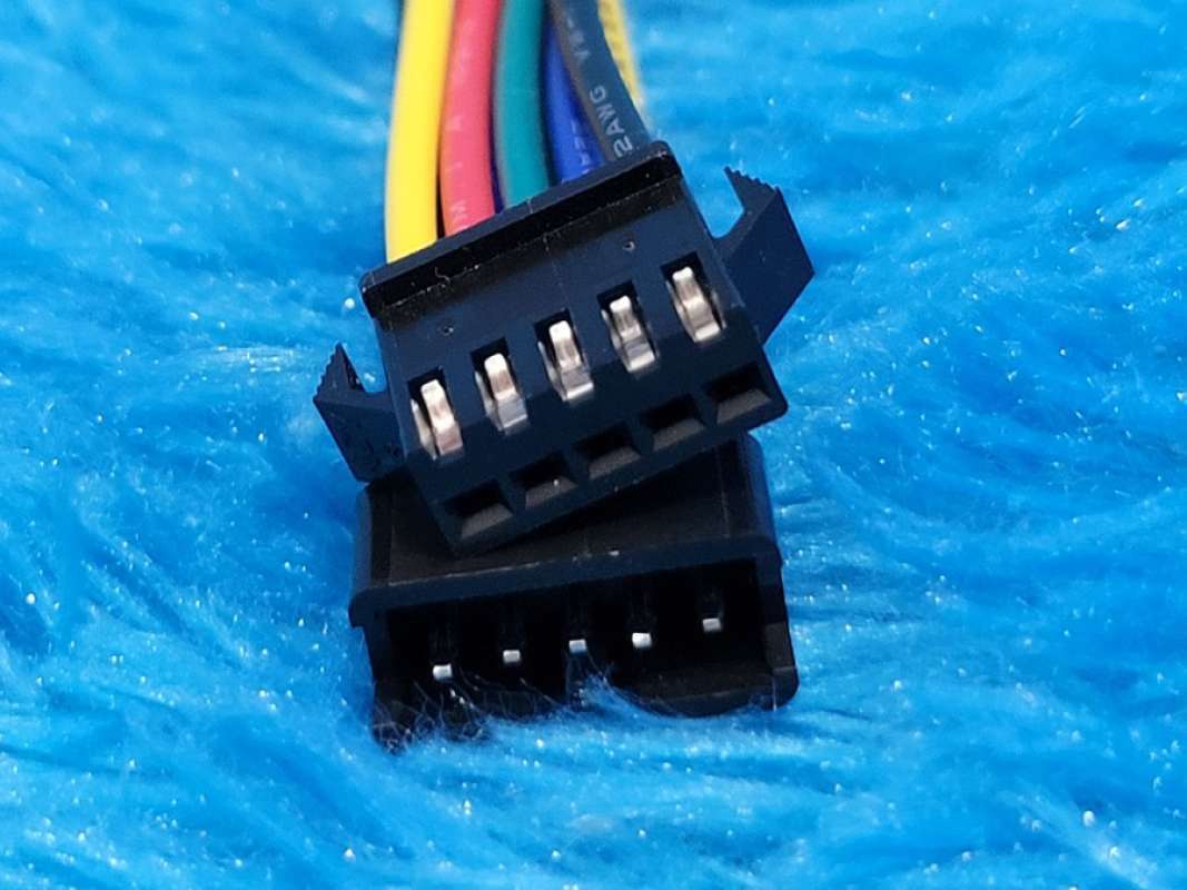 Promo Socket Kabel 5 Pin ( Male + Female ) 21cm - Sambungan Kabel ...