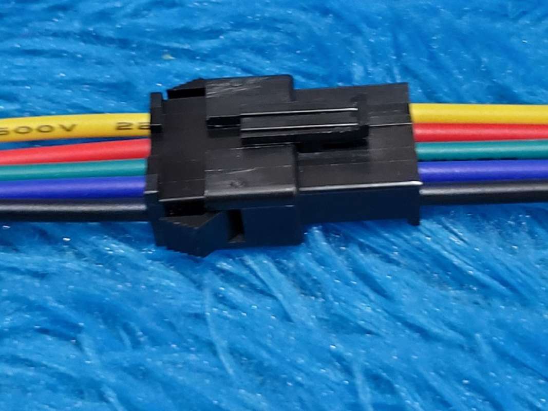 Promo Socket Kabel 5 Pin ( Male + Female ) 21cm - Sambungan Kabel ...