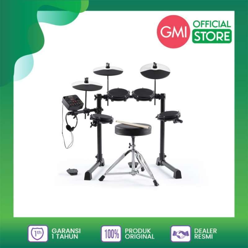 Promo Alesis Debut Kit, Kids Drum Set With 4 Mesh Electric Drum Set ...