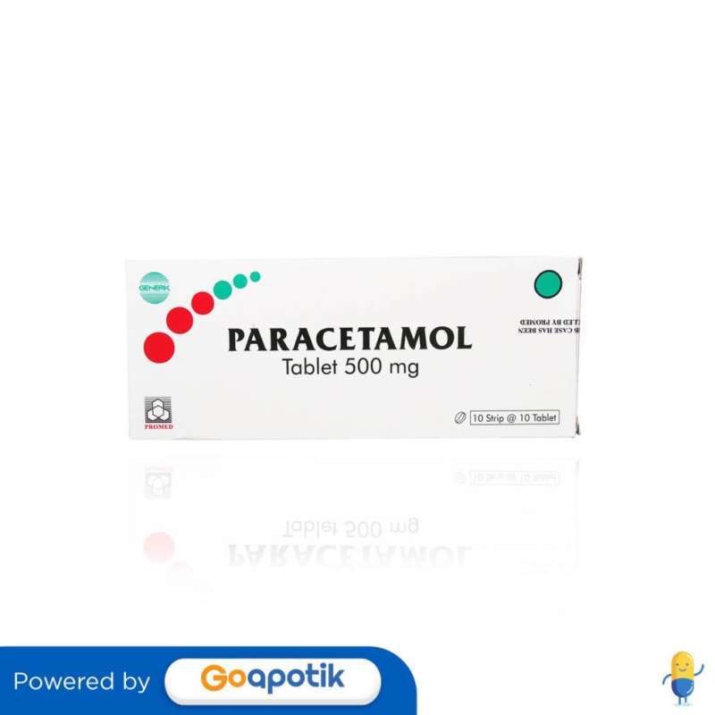 Jual PARACETAMOL 500 MG PROMED BOX 100 KAPLET di Seller Apotek Arjuna ...