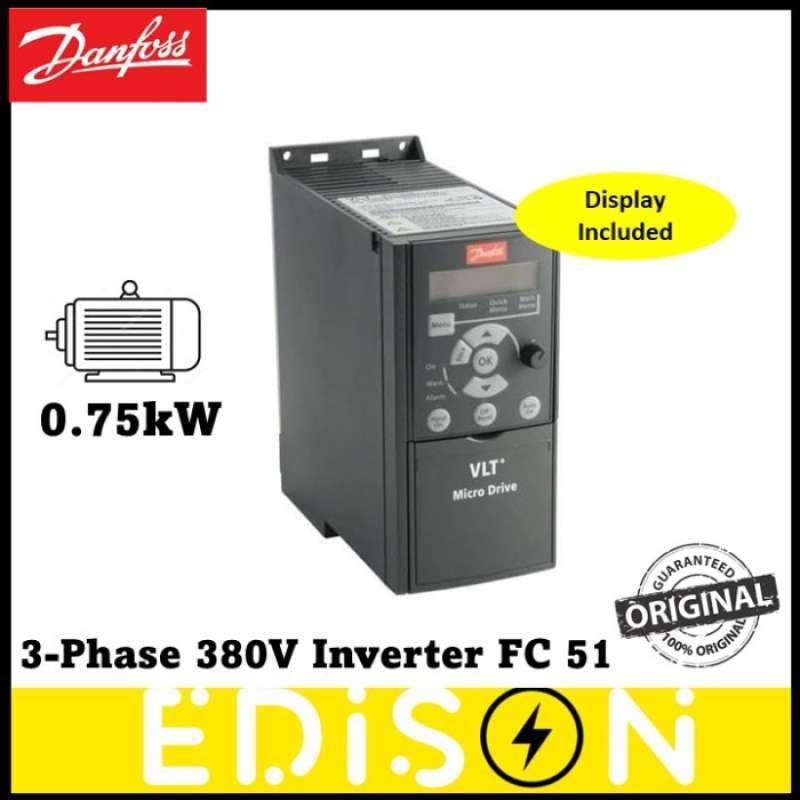 Promo DANFOSS 3P 3-Phase Motor Inverter VLT Microdrive FC51 FC-51 0 ...