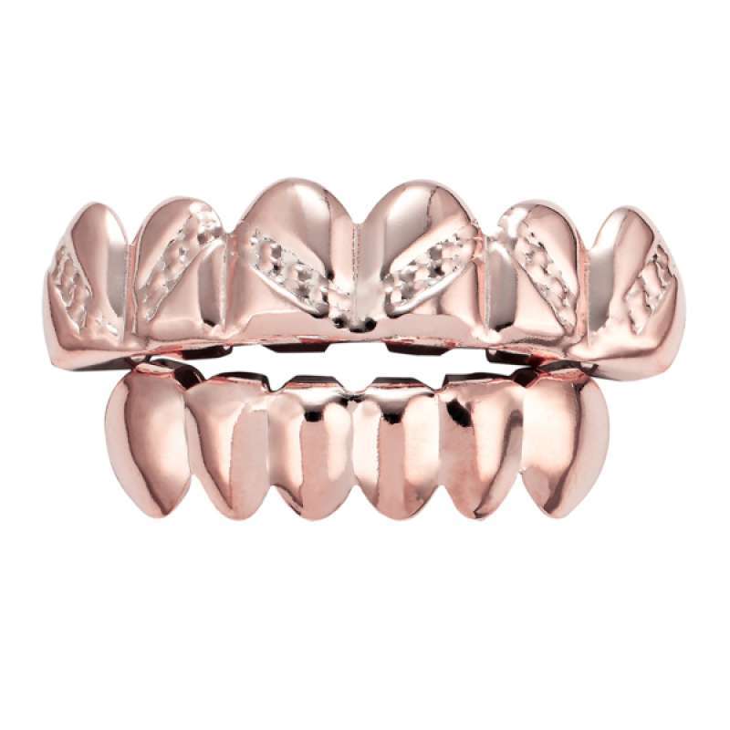 Jual 18k Rapper Punk Teeth Grills Top/bottom Dental Grills Set Unisex ...