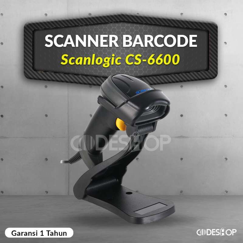 Jual Scanner Barcode Scanlogic Cs-6600 Cs6600 Scan 1d 2d Imager ...