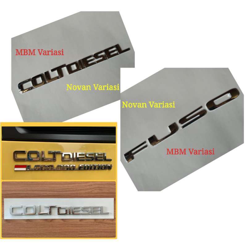 Jual Paket Emblem Colt Diesel Fuso 1000000 Edition Di Seller Shanum Oto ...