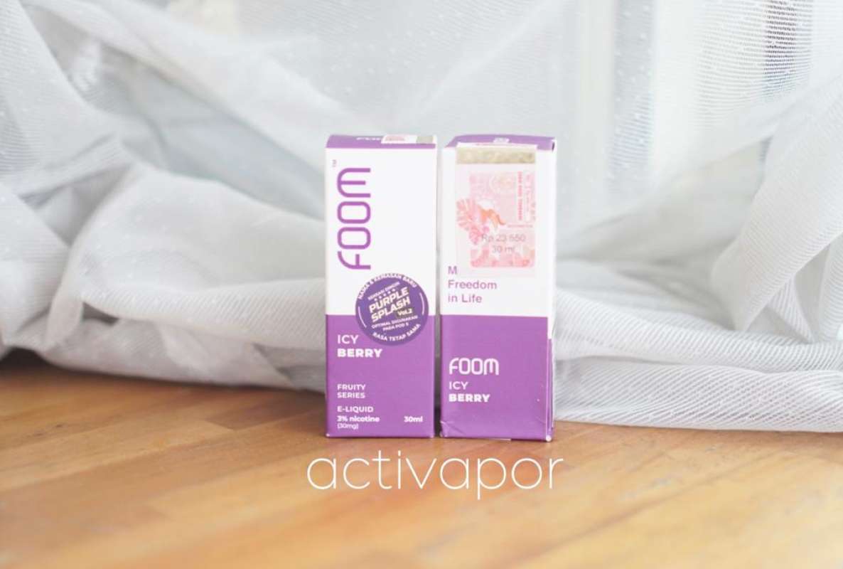 Promo Foom ICY BERRY Vol 2 Purple Splash V2 30mg 30ml Salt Pods Pod ...