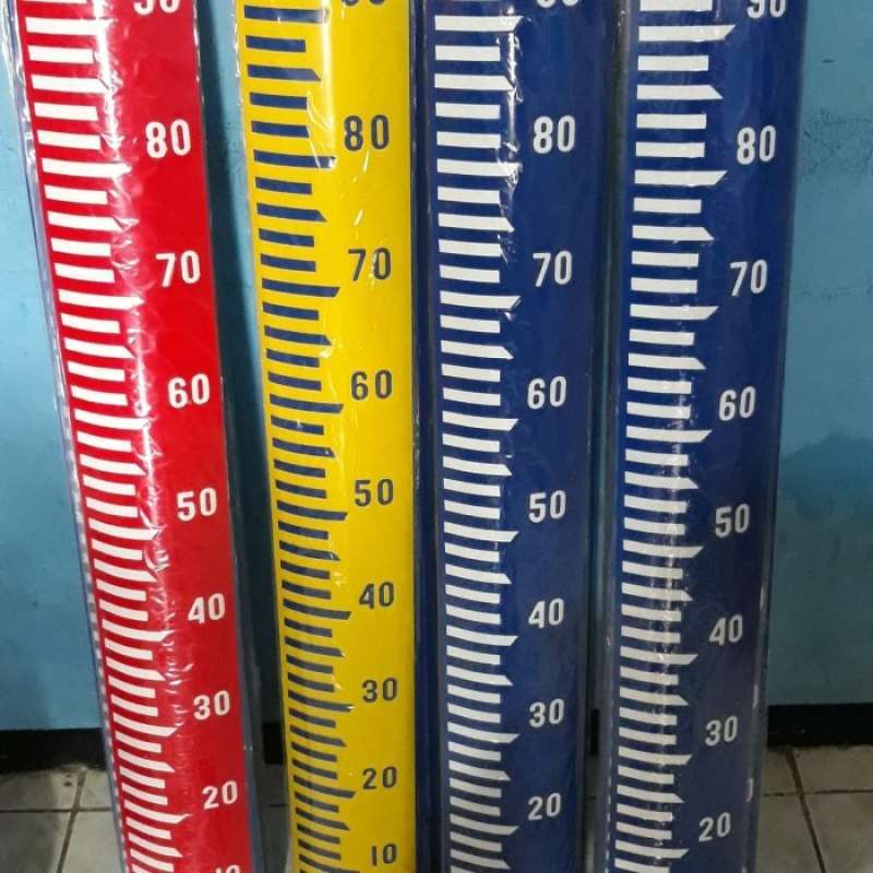 Jual Water Level Staff Gauge Peilschaal Plat Ukur Air Bak Ukur Air Di ...