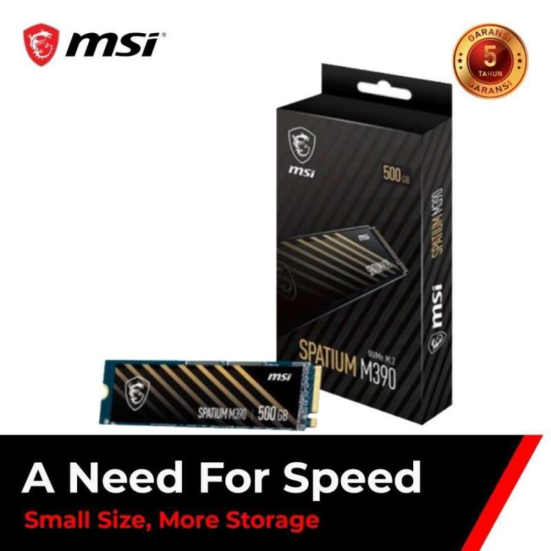 Jual MSI SPATIUM M390 500GB SSD M.2 NVMe Gen 3 di Seller Dunia Storage - Mangga Dua Selatan ...