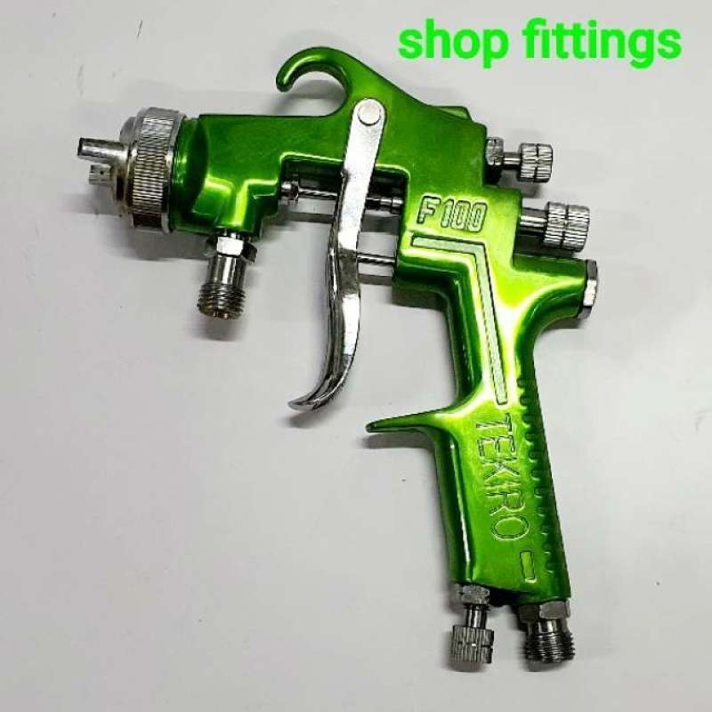 Jual Tekiro F 100 S Air Paint Spray Gun Hvlp Alat Semprot Cat Tabung ...