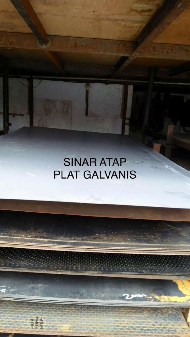 Jual Plat Galvanis / Galvanil Murah Tebal 0.8 Mm Full Uk 1200X2400 di ...