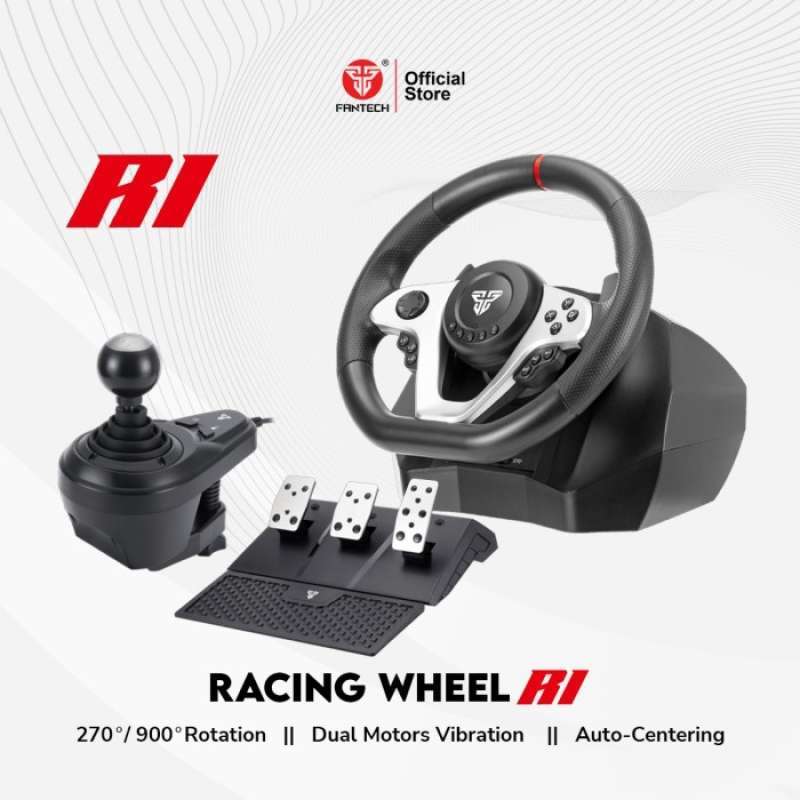 Promo Fantech R1 Racing Steering Wheel Simulator For PS4 PC XBOX Diskon ...