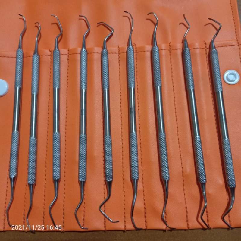 Jual Dental Gracey Curret Set Kuret Currete Isi 9 Pcs Di Seller Anes ...