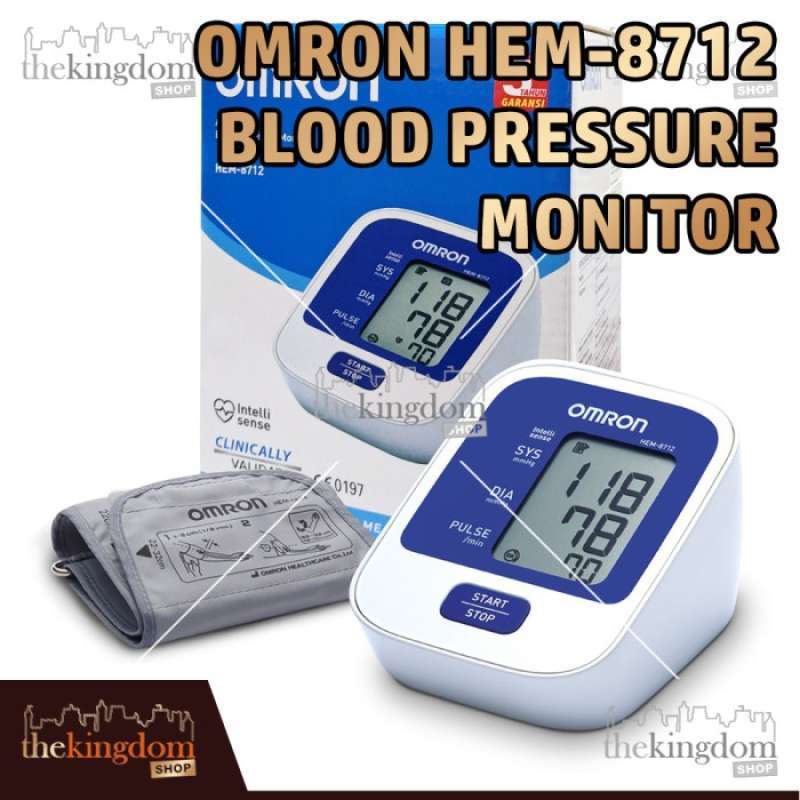 Jual Omron Hem-8712 Blood Pressure Monitor Tensimeter Tensi Hem8712 Di ...