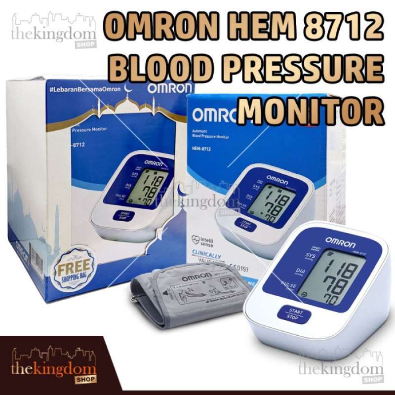 Jual Omron Hem-8712 Blood Pressure Monitor Tensimeter Tensi Hem8712 Di ...