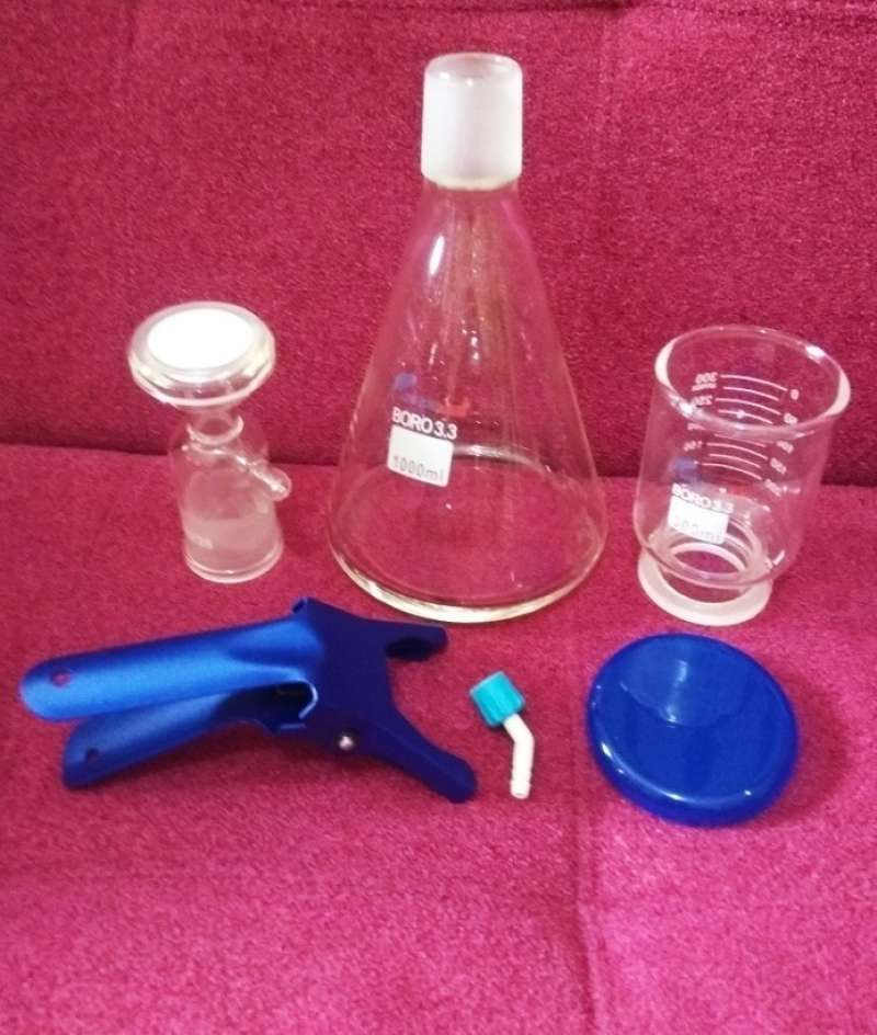 Jual Set 2 In 1 Glass Vacuum Filtration Plus Vacuum Pump Rocker 300 Di ...