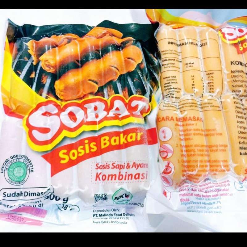 Jual Sobat Sosis Bakar 500 Gr | Kombinasi Sosis Sapi Dan Ayam Di Seller ...