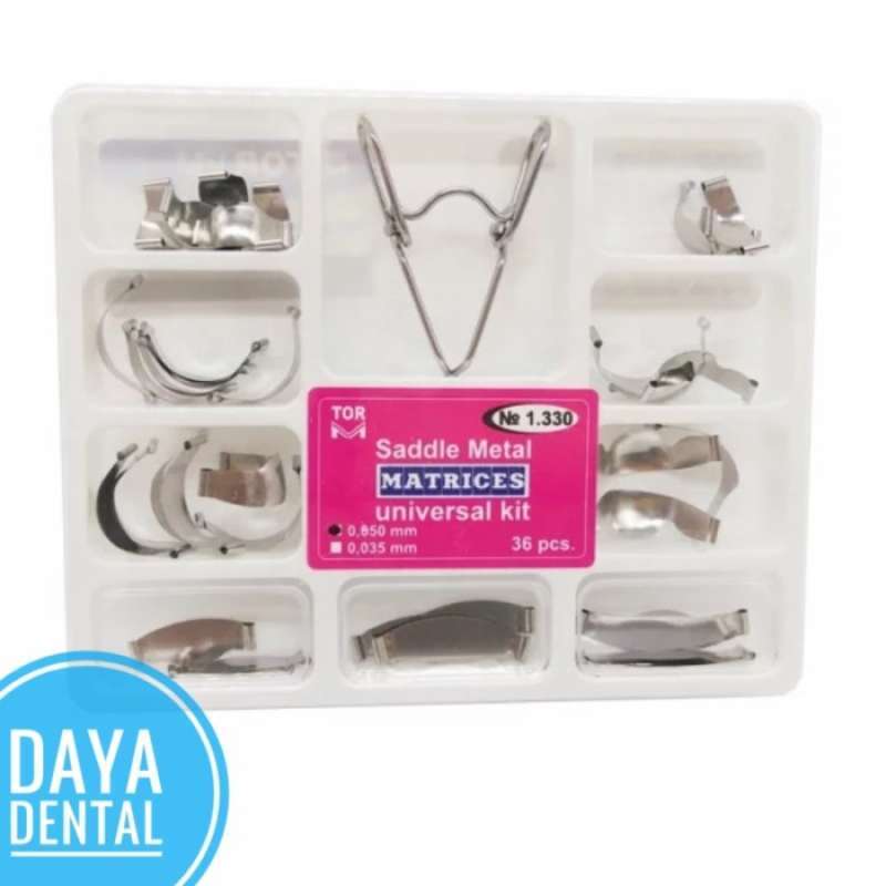 Promo DENTAL MATRIX SADDLE KIT SECTIONAL MATRIX CONTOURED ISI 36 Diskon ...
