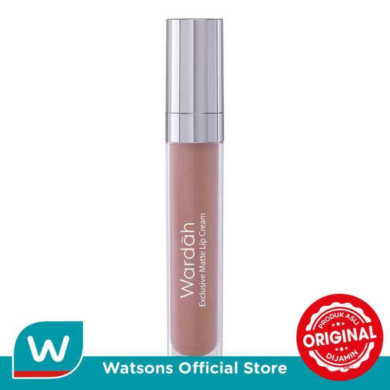 Jual WARDAH Exclusive Matte Lip Cream 03 See You Latte 4g di Seller ...