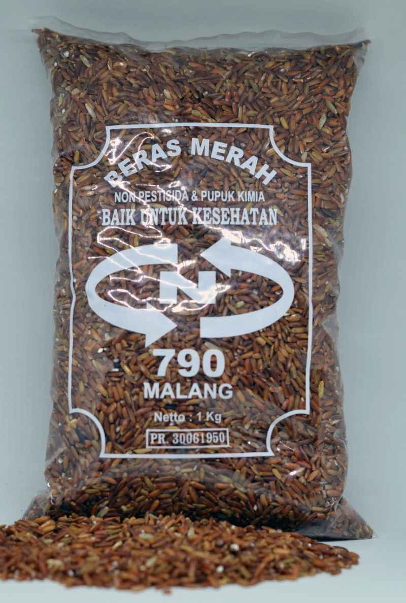 Jual Beras Merah Organik Malang kemasan 1kg di Seller Grosir Beras ...
