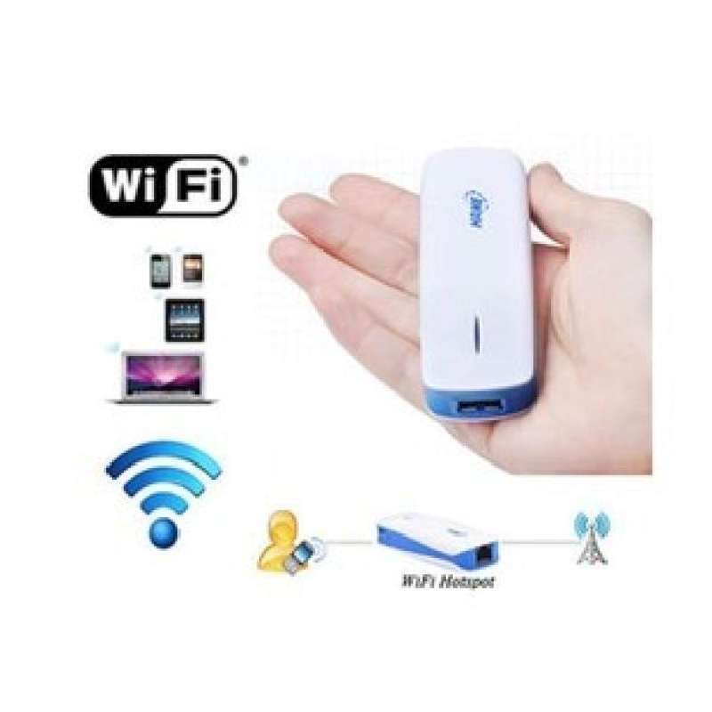 Jual Hame A1 - 3G Mobile Power Router MPR-01 Powerbank dan Modem [1800 ...