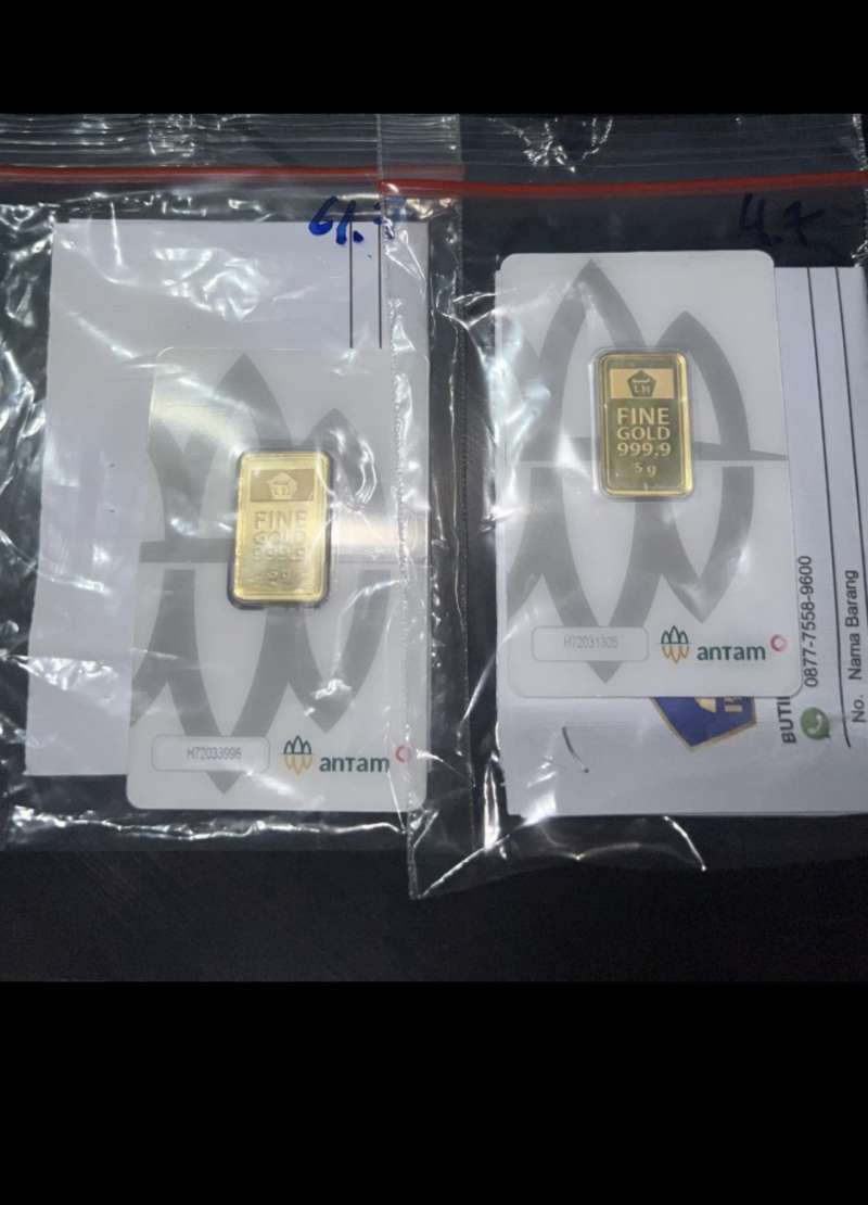 Jual Emas Antam 5Gr Redmarks Certi RM Certieye NEW di Seller Nos Office ...