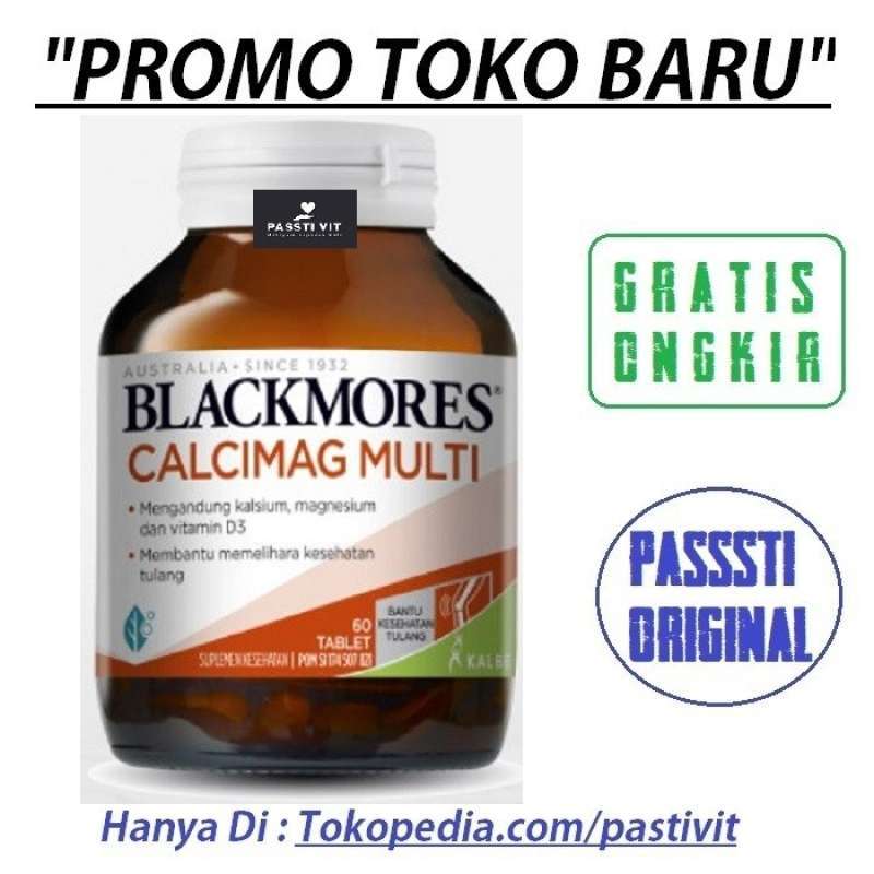 Jual Blackmores Calcimag Multi Calcium Magnesium Vitamin D3 60 Tab Kalsium Di Seller Nur Nur ...