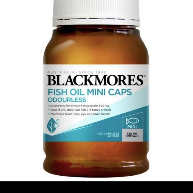 Jual Blackmores Odourless Fish Oil Mini Caps 400capsules Di Seller Nur ...