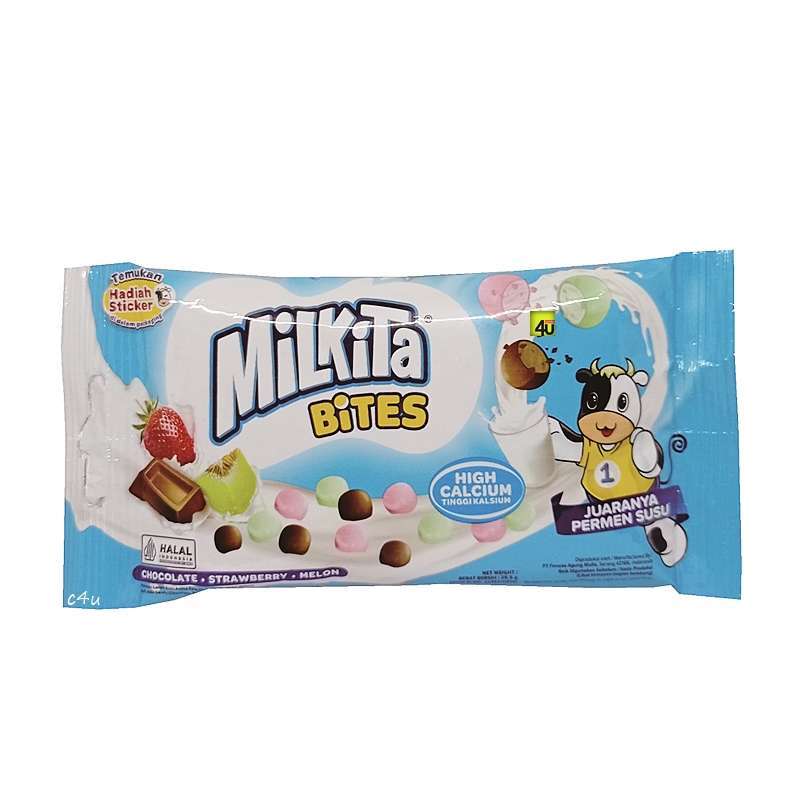 Promo Milkita Bites - Permen Lunak Aneka Rasa - 25 Gr Diskon 21% Di ...