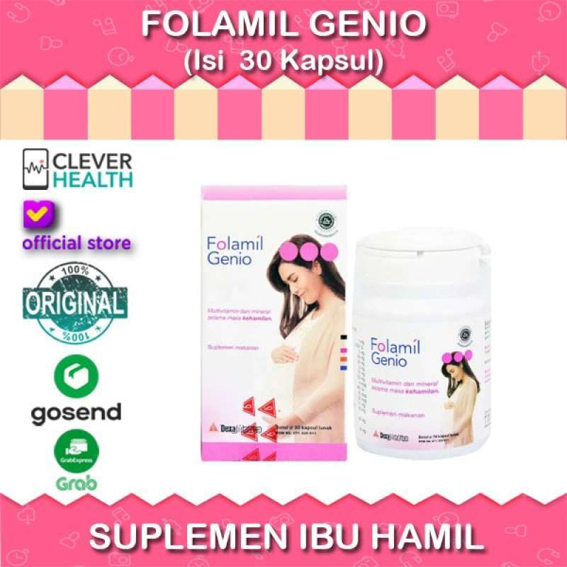 Jual Folamil Genio Isi 30 Kapsul Di Seller Nur Nur Toko - Tegal Parang ...