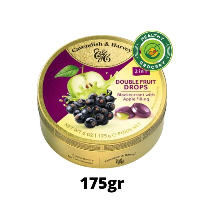 Jual Permen Cavendish And Harvey Double Fruit Blackcurrant With Apple ...