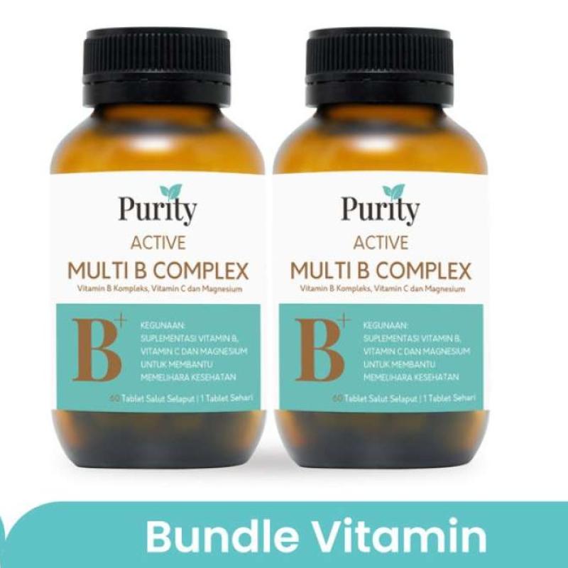 Jual Purity Vitamin Double Active Multi B Complex 60 Tablet (2 Pcs) Di ...