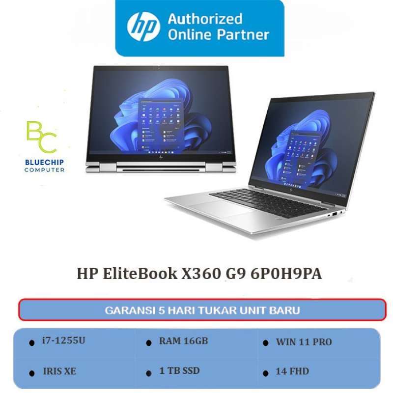 Promo Laptop Hp Elitebook X360 G9 H9pa-i7-1255u 16gb 1tb Ssd 14fhd ...