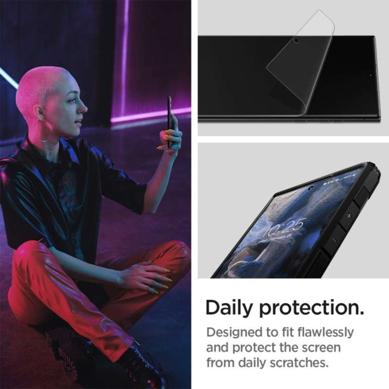 Promo Screen Protector Samsung Galaxy S23 Ultra 5g 2023 Spigen Neo Flex ...