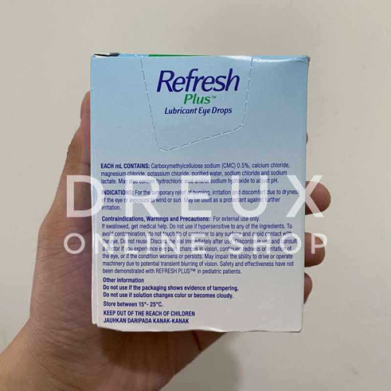 Jual [import] Refresh Plus Lubricant Eye Drops 30 Vials X 0.4ml / Box ...