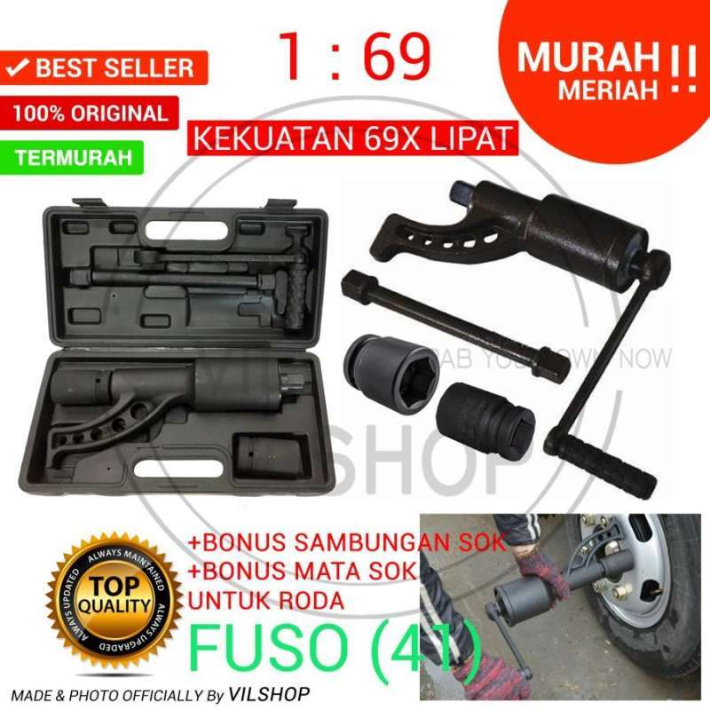 Jual KUNCI RODA TRUCK TRUK FUSO PUTAR 21x41 LABOR SAVING TORQUE WRENCH ...