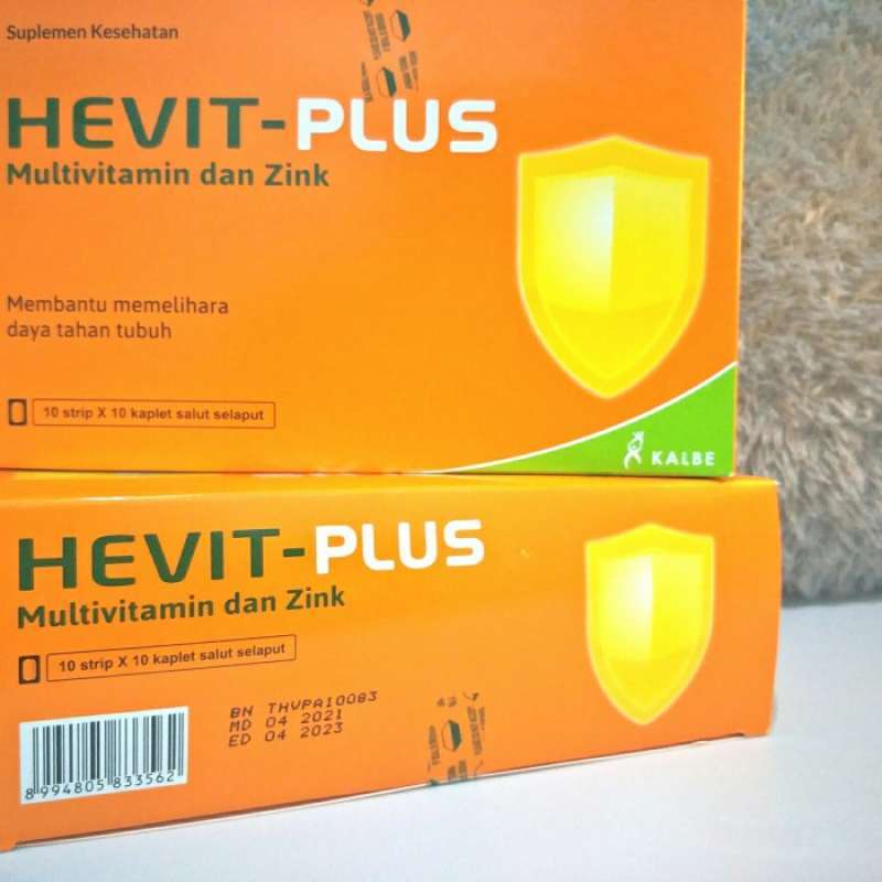 Promo hevit plus multivitamin zinc 100 tablet Diskon 33% di Seller Anes ...