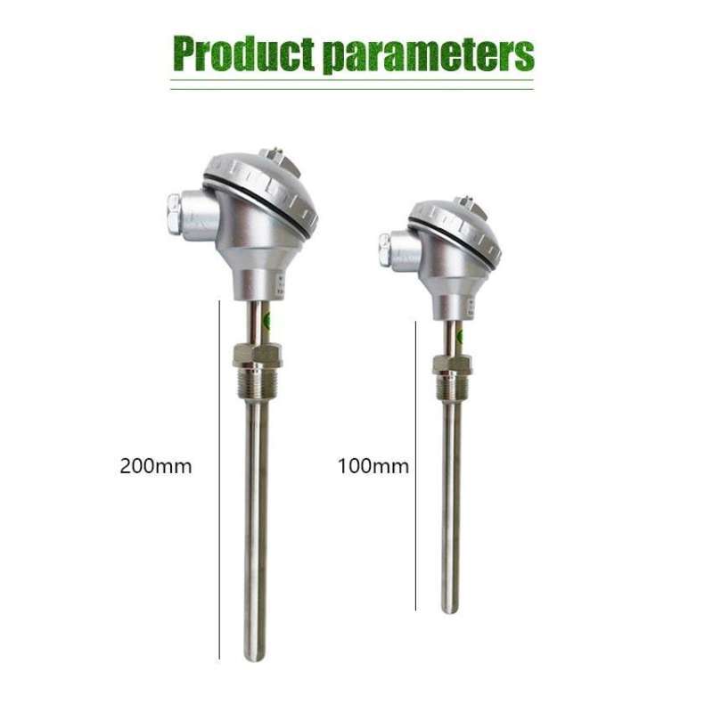 Jual Thread Thermocouple Pt100 Kepala Terminal Thermocouple Type K 10 ...