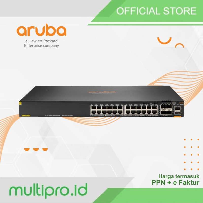 Jual Aruba 6100 48G Class4 PoE 4SFP+ 370W Switch JL675A di Seller ...