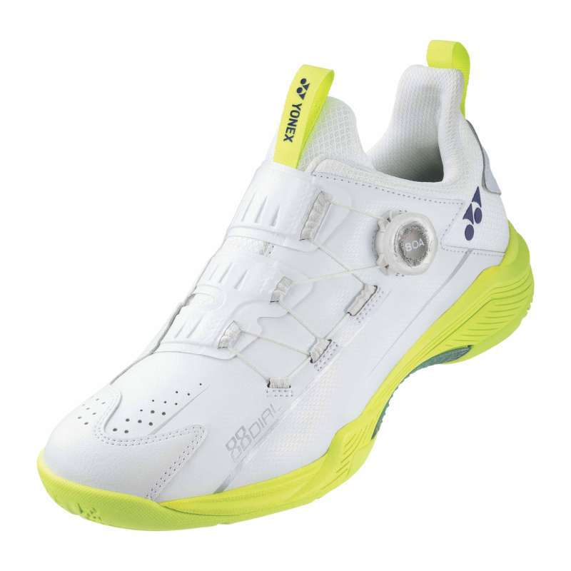 Jual Yonex Badminton Shoes Power Cushion 88 Dial - 35 White/lime Yellow ...