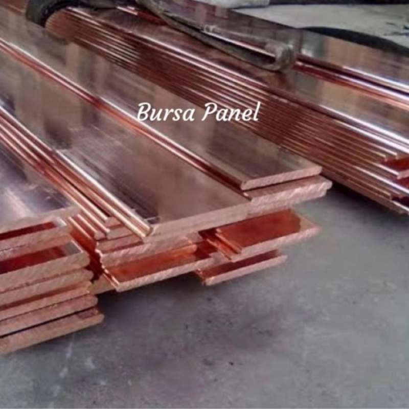 Promo rail copper busbar tembaga 10 x 80 mm panjang 4 mtr full tembaga ...