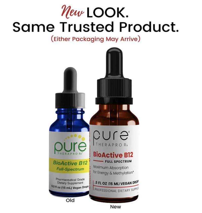 Promo Pure Therapro Rx BioActive B12 Full-Spectrum (Sublingual Drops ...