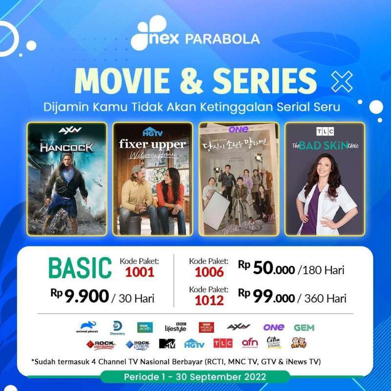 Jual Voucher Nex Parabola dan Matrix Garuda Basic 30 Hari di Seller ...