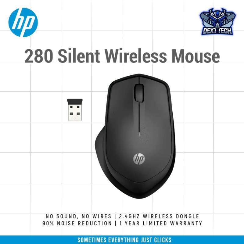Jual HP 280 Silent Wireless Office Mouse di Seller DEXT Technologies ...