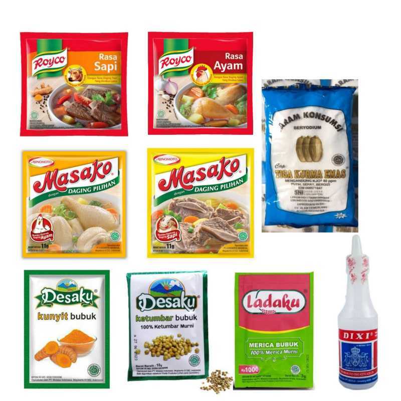 Jual royco renceng ayam dan sapi dan all varian bumbu dapur / VARIAN ...