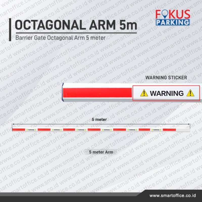 Promo Palang Parkir 5 Meter Barrier Gate Arm Palang Portal Otomatis ...